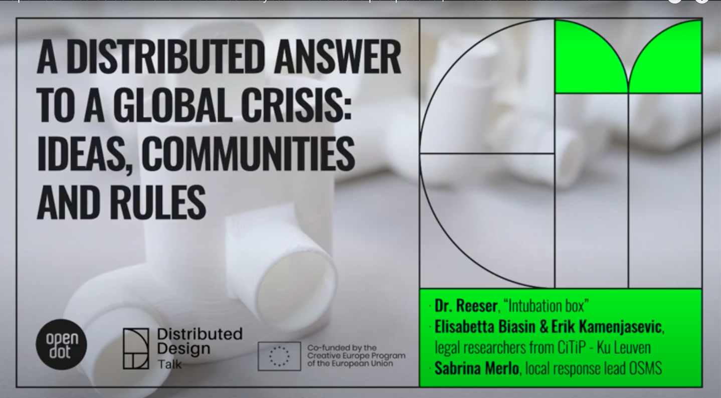 LOCAL RESPONSE GUIDE: Section 2 - Open Source Medical Supplies